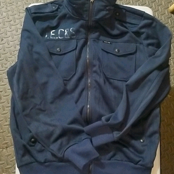 Marc Ecko | Jackets & Coats | Marc Ecko Navy Military Jacket | Poshmark